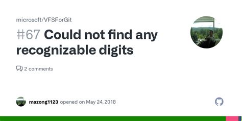 Could Not Find Any Recognizable Digits Issue Microsoft