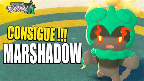 CÓmo Conseguir A Marshadow En Pokémon Leyendas Za Misión 192 Youtube