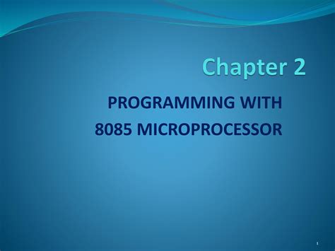 Solution Programming With Microprocessor 8085 Studypool