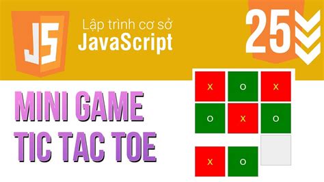Lập Trình Mini Game Tictactoe Javascript Html Dom Web1042 Lab5 Bài 4 Youtube
