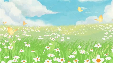 Spring Grass Sky Powerpoint Background For Free Download Slidesdocs