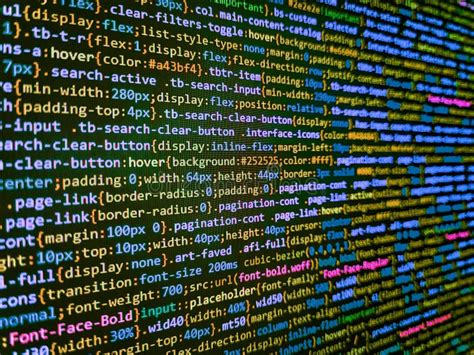 computer language script code screen computer program preview