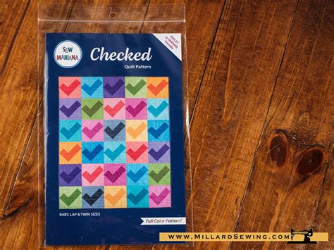 Checked Quilt Pattern By Sew Mariana Millard Sewing Center