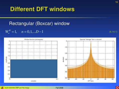 Ppt Lecture 6 Windowing Of Dft Powerpoint Presentation Free Download Id 3569054