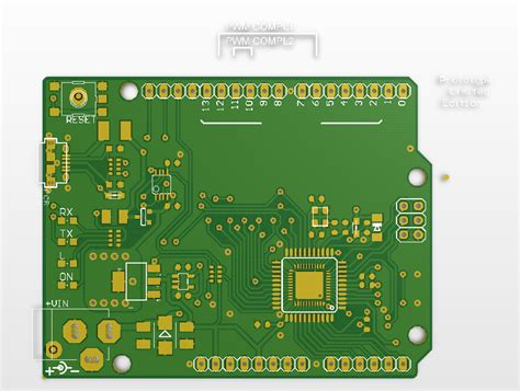 Arduino Leonardo Pcb文件电路图源文件 Ad文件含原理图和pcb 虎窝淘