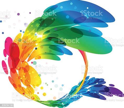 Abstract Colorful Circle Frame Stock Illustration Download Image Now