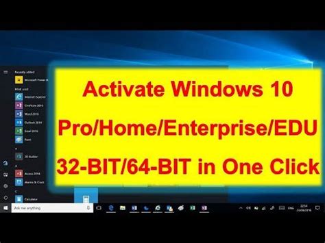How To Activate Any Windows 10 For Free Using Activator Script Wi9ndows 10 YouTube