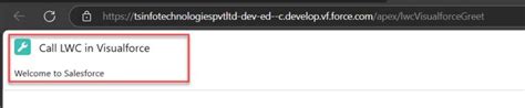 How To Embed Lightning Web Component In Visualforce Page