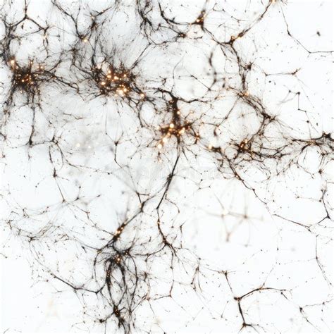 Intricate Neural Network With Glowing Connections On Light Background Stock Image Image Of
