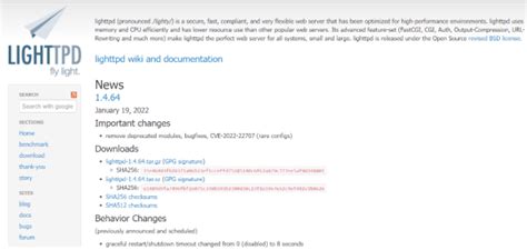 What Is Lighttpd Web Server