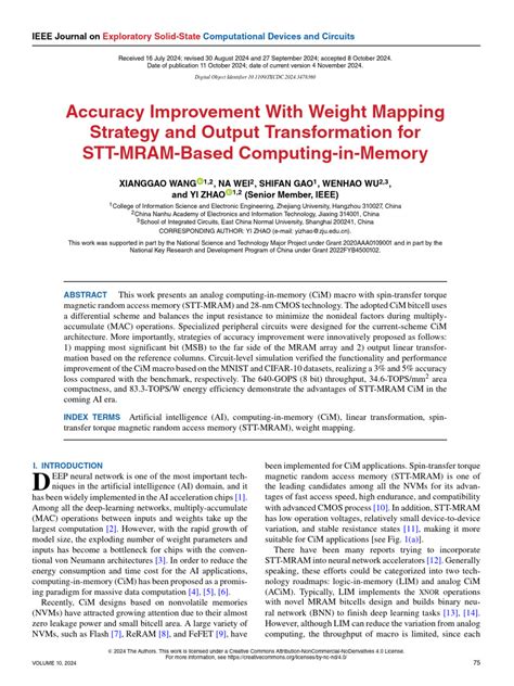 Accuracyimprovementwithweightmappingstrategyandoutput