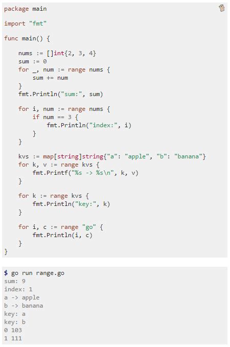 Zeros Go Language Example 4