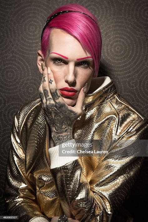 Musician Jeffree Star Poses Backstage At The 2014 Vans Warped Tour