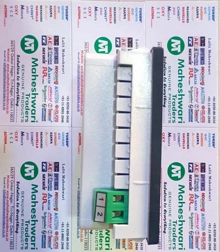 Electric Rishabh Three Phase Digital Panel Meter Dimension 48 X 96 X