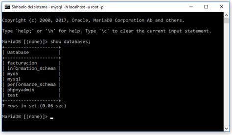 comandos básicos de mysql desde consola windows blog de tecnologia ingenieria en sistemas