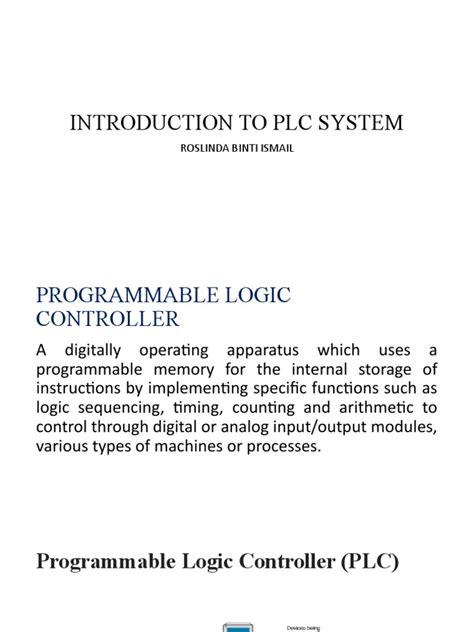 Chapter 3 Introduction To Plc System Pdf Programmable Logic