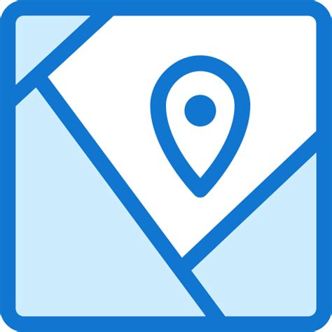 Maps Generic Blue Icon