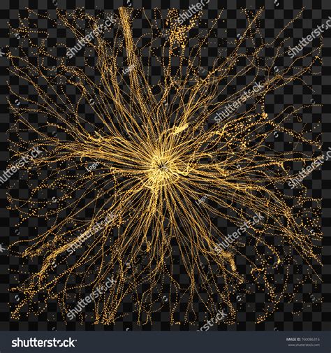 Abstract Science Technology Background Array Dynamic Stock Vector