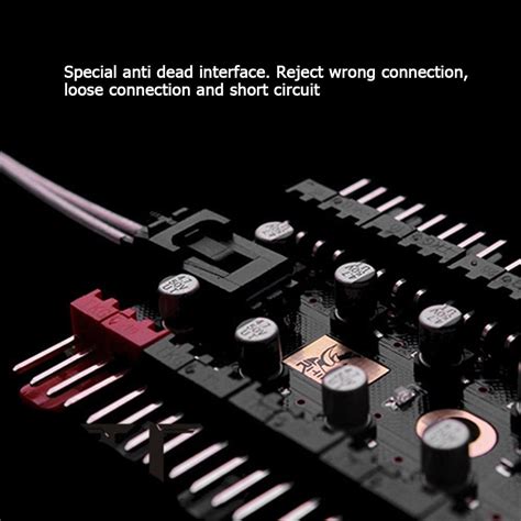 Motherboard To Pin Fan Pin PWM Cooler Fan HUB Splitter Extension V Power Supply Socket