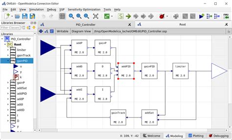 composite model of a pid controller composed of 11 functional mock up