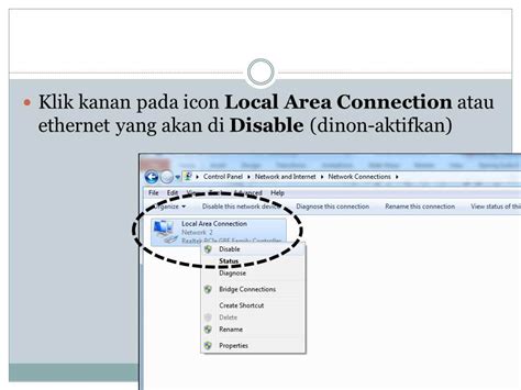 Berbagi Ilmu Tkj Smk Enable And Disable Ethernet