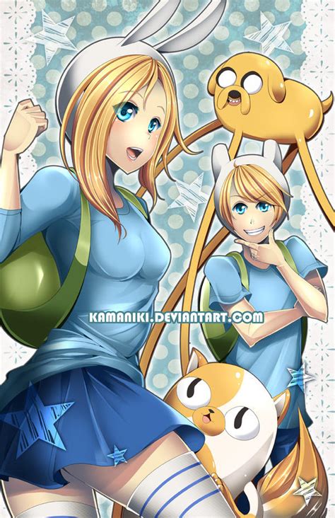 Adventure Time Finn And Fionna By Kamaniki On Deviantart