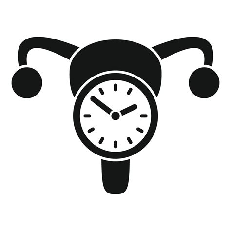Menopause Clock Time Icon Simple Vector Female Age Cycle 41272887 Vector Art At Vecteezy
