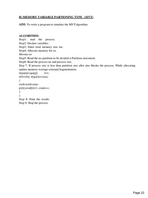 Operating Systems Lab R18 30 34 Pdf Computing Operating System Technology