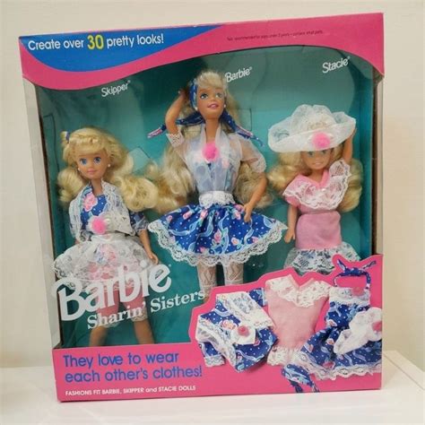 barbie sharin sisters 1992芭比姐妹 skipper stacie 全新絕版 蝦皮購物