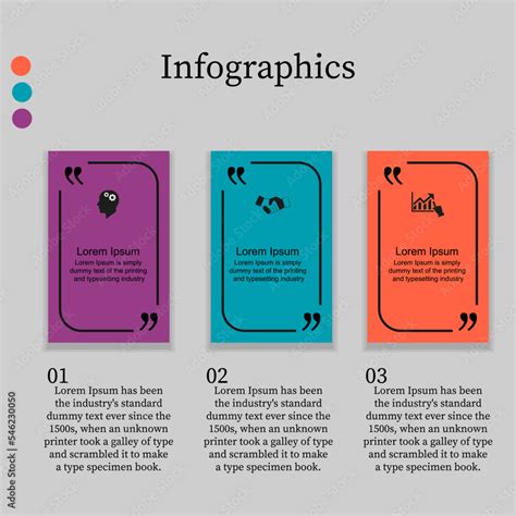 Business Data Visualization Infographics Scheme Of The Process Of Elements Using Graphics
