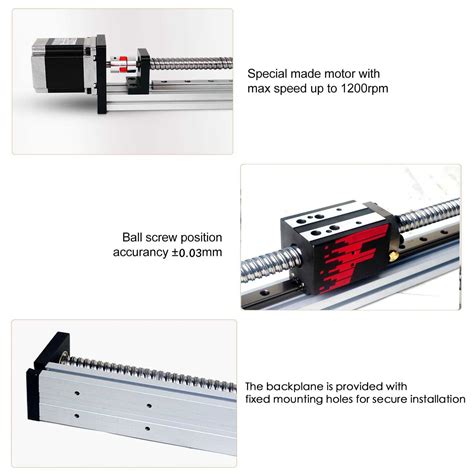 Fuyu Fsl40 Linear Guide Table Ball Screw Motion Cnc Linear Guide Stage Actuator Motorized Nema