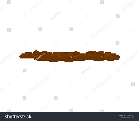 Dirt Pixel Art 8 Bit Dirty Stock Vector Royalty Free 1188261067