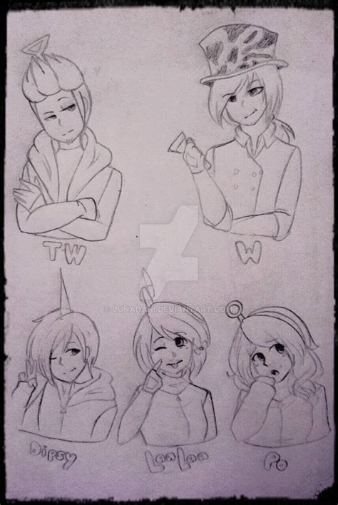 Slendytubbies Humans By Lunadani On Deviantart