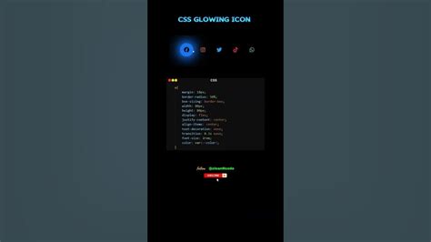 Html Css Css3 Javascript Frontend Glow Glowing Webdesign