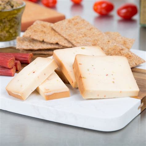 Walnut Creek Foods 25 Lb Smoked Hot Pepper Cheese 4case