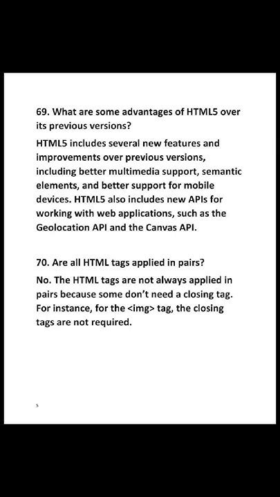 Html Interview Questions Part 10 Youtube