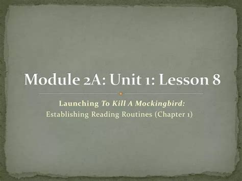 Ppt Module 2a Unit 1 Lesson 8 Powerpoint Presentation Free Download Id 2853461