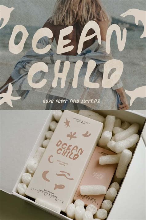 Bold Handmade Font Boho Icons Leasted Graphics Template Resources