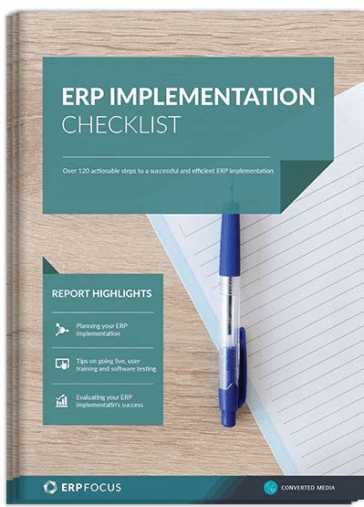 ERP Implementation Checklist 120 Steps For A Successful ERP Implementation Process