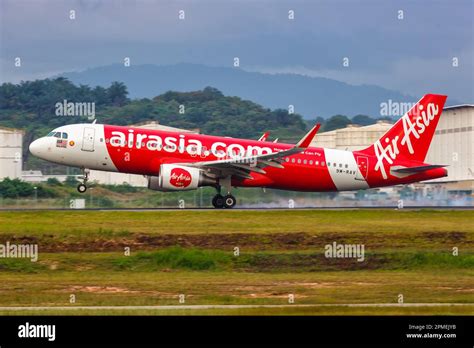Kuala Lumpur Malaysia February 5 2023 Airasia Airbus A320 Airplane