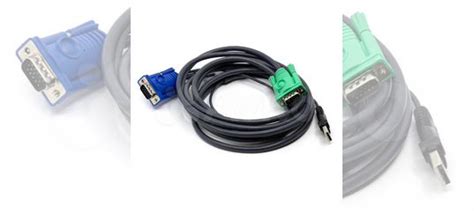 KVM кабель Aten 2L-5203U 3м VGA, USB, sphd-15 купить в Москве с ...