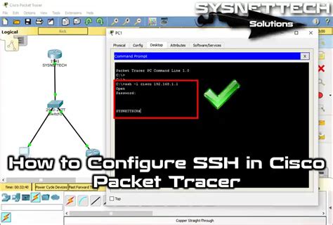 How To Configure Ssh In Packet Tracer Get Remote Access
