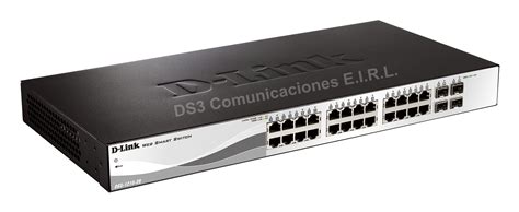 Switch Administrable de 24 puertos Gigabit más 04 puertos SFP D-LINK ...