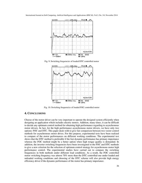 Comparing Of Switching Frequency On Vector Controlled Asynchronous