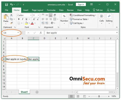 data types in excel