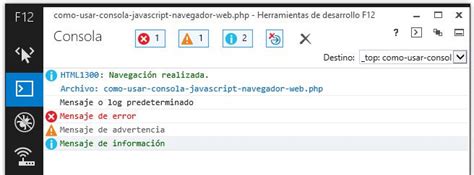 Como Usar La Consola De Javascript Del Navegador Web