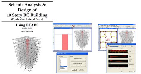 Seismic Analysis And Design Of 10 Story Rc Building Civil Engineering