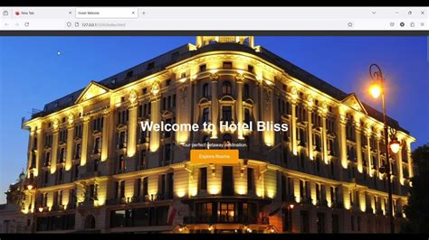Vishal Deshmukh On Linkedin Webdevelopment Css Javascript Hotel Reactjs Tailwindcss