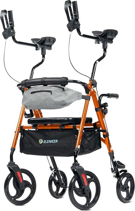 Elenker Upright Rollator Walker Stand Up Walkers For