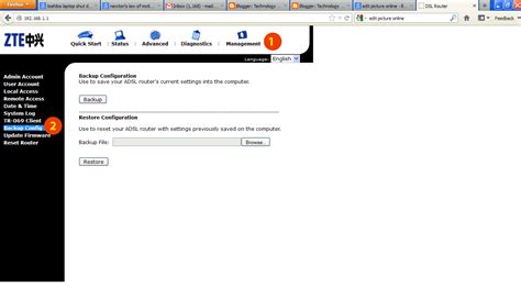 Technology News And Articles How To Backup Your Zte Modem Config File
